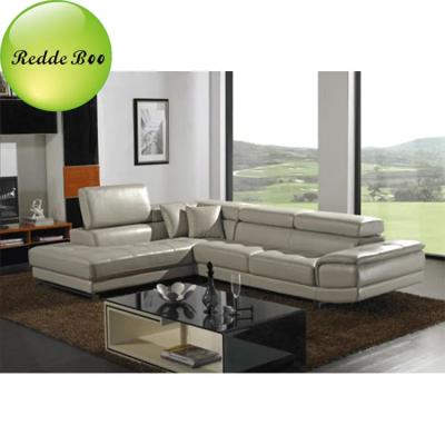 China Spacious Beige Leather Sectional: Comfort & Style – Must - Have for Contemporary Spaces for sale