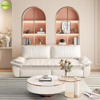 China Space-Saving 3-in-1 Convertible Sofa Bed with Premium Fabric Upholstery and Feather Foam Filling for sale