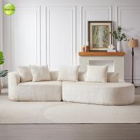 China Curved Microfiber Chenille Compressed Sofa And Loveseat Vacuum Packed for sale