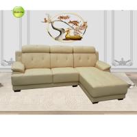 China Cozy Beige L - Shaped Sofa: Redde Boo Premium Leather – A Must - Have for Cozy Interiors for sale