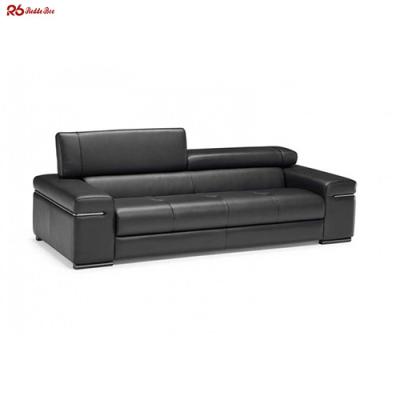 China Luxury Design Leather Sofa Sets with Adjustable Headrest for Hotel Lobby Use for sale
