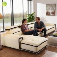 China Vintage Leather Sofa: Retro Stitching, Timeless Appeal – Ideal for Classic Interiors for sale