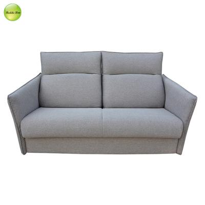 China Stylish Linen Fabric Sofa Bed For Living Room Saving-Space 2 Seater Sofa Convertible Sleeping Foldable Sofa Bed With Mattress for sale