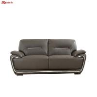 China Apartment Size Overstuffed Cowhide Leather Sofa Furniture Anti Deformation for sale