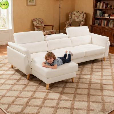 China Scandi - Style Leather Sofa: Minimalist Charm, Plush Comfort – Top Pick for Family - Centric Interiors for sale