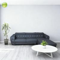 China Black Leather Sectional: Classic Noir Style, Unmatched Quality – A Smart Choice for Contemporary Luxury Homes for sale