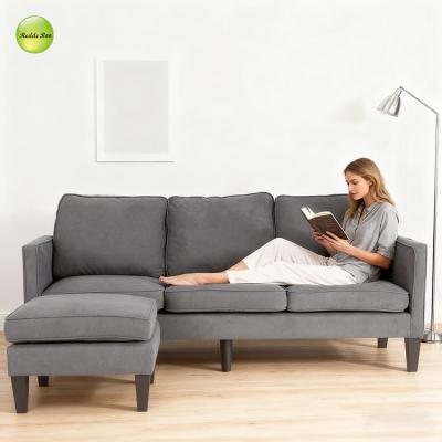 China Grey Modular Sofa: Timeless Aesthetic, Durable Build – Relaxing Reading Sanctuary Transform for sale