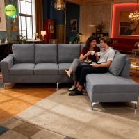 China Luxury Gray Fabric Lounge: Versatile Layout, Plush Texture – Stylish Multi - Functional Homes Top Pick for sale