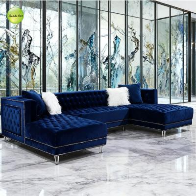 China Tufted Sectional: Grand Comfort, Artful Vibe – Transform Home into a Sophisticated Design Sanctuary for sale