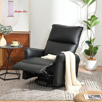 China Waterproof Black USB Electric Recliner Sofa Furniture Leatherette Fabric for sale