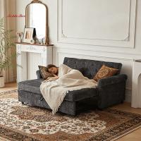 China Redde Boo Convertible Sofa Bed with Chenille Fabric, Solid Steel Frame, and High Density Foam for Small Spaces for sale