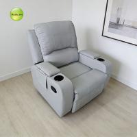 China Modern Recliner Sofa with Multi-position Adjustable Backrest, Ergonomic Full-Body Support, and Built-in Storage Boxes for sale