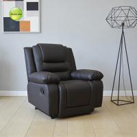 China Multi-position Adjustable Backrest Recliner Sofa with Built-In Cup Holders and Ergonomic Full-Body Support for sale
