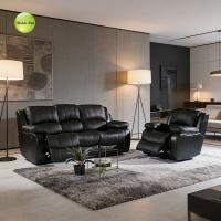 China Charcoal Reclining Sofa & Chair: Durable Fabric, Overstuffed Comfort – Perfect for Cozy Contemporary Interiors for sale