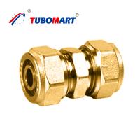 China 12mm Compression Pex Fittings Chrome Plated Compression Brass Fitting for sale