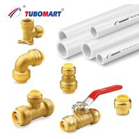 China Nickel Plated Pex Push Fittings Push Fit Fitting Pex Quick Connect Fittings for sale