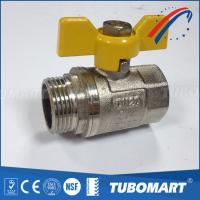 China 16mm Pap Pipe Brass Gas Valve Hpb58-3A Butterfly Ball Valve CE Approved for sale