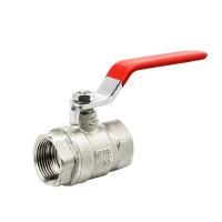 China ODM 1/2 Inch Brass Gas Ball Valve Customized With Red Handle for sale