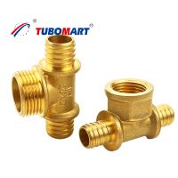 China 1/2 Inch Brass Pex Sliding Fitting Corrosion Resistant For Plumbing for sale