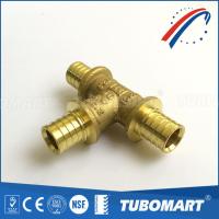 China Plumbing Brass Pex Sliding Fitting 1/2 Inch 3/4 Inch 1 Inch Pex Pipe Tee for sale