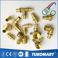 China Plumbing Brass Pex Sliding Fitting 1/2 Inch 3/4 Inch 1 Inch Pex Pipe Tee for sale