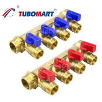 China Multiple Outlets 1/2 Inch Brass Pex Manifold 150 Psi With High Temperature Resistance for sale