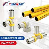 China 3/4 Inch Industrial Press Plumbing Fittings PEX Tubing Compatibility for sale