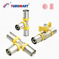 China 3/4 Inch Industrial Press Plumbing Fittings PEX Tubing Compatibility for sale
