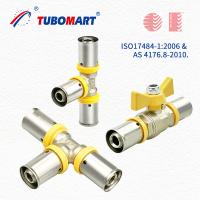 China Plumbing Pex Press Fittings 3/4 Inch For Shower Hose Gas Pipes for sale