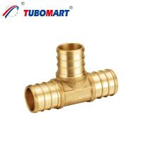 China Brass Crimp Pipe Fittings Pex Pipe Connectors For Water Supply Systems for sale