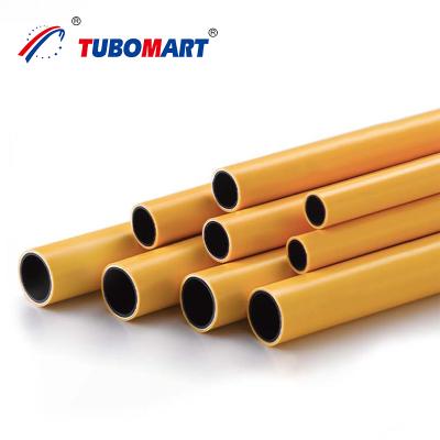 China OEM Lpg Gas Pipe 16-32MM Pex Al Gas Pipes Yellow Aluminum Pipe For Lpg Gas for sale