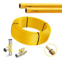 China Good Sealing Customized 100m/roll Pex Al Gas Pipes PEX Aluminum Pipe Gas System OEM for sale