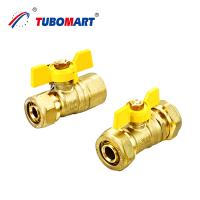 China Customized Support ODM Brass Gas Pipe Valve For Gas System 1/2