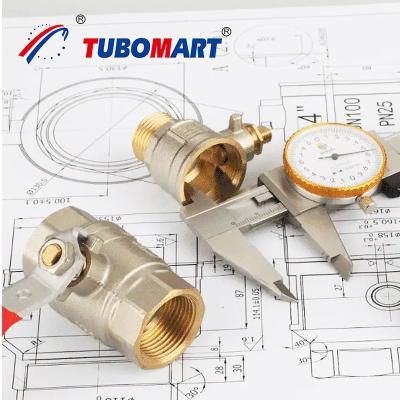 China OEM Npt 1/2 Inch Cw617n Brass Gas Ball Valve For Cookers Gas Pipe System With Pex Al Pex 16 for sale