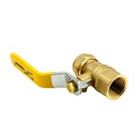 China SAI Certificate HPB58-3A Brass Ball Valve For GAS For PEX-AL-PEX GAS Valves for sale
