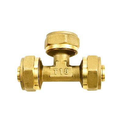 China Pex Compression Fittings Tee With Different Size And Shape ISO17484-1 2006 8 AS4176.8-2010 for sale