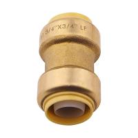 China Tubomart Manufactures Plumbing Fittings 16mm Shark Bite Fitting Brass Pipe Quick Connector All Types Fittings Brass for sale