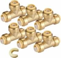 China ISO Brass and PEX Tubing Compatible Pex Push in Fittings for Easy Installation for sale