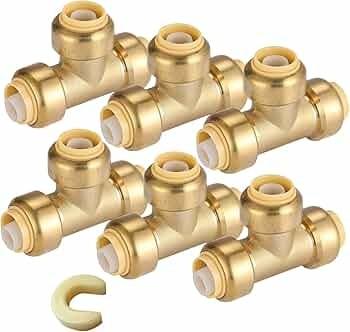 China ISO Brass and PEX Tubing Compatible Pex Push in Fittings for Easy Installation for sale