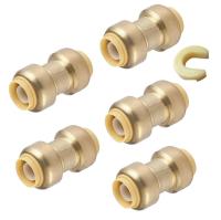 China Plumbing Shark Bite Fittings And Valve Quick Connection Fittings Lead-free China Brass And Copper PEX AL PEX Push Fit Fittings for sale