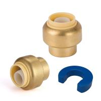 China Tubomart Floor Heating Pex Push In Fittings PEX-AL-PEX Compatibility With Push To Connect Connection for sale