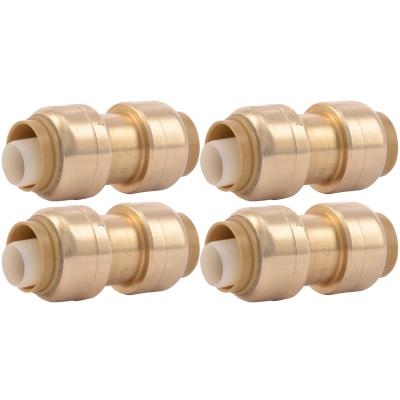 China Lead Free Brass China Manufacturer Acr or Plumbing Parts Water Heater Copper Pipe Fittings Push Fit Fitting for sale
