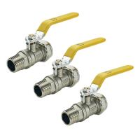 China Gas System Brass Gas Valve With Long Handle ODM Support for sale
