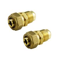 China ISO17484-1/AS4176.8 Certified Pex Compression Fittings For Pex Al Pex Pipes 18*1/2