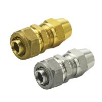 China Customization Support Screw Brass Fittings for Multilayer PEX Pipes Water Gas Compression Fittings for Plumbing for sale