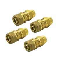 China Tubomart Brass German Quick Fitting Female Screw Screw Compressor Gas Pipe Copper Fitting Pneumatic Fitting for sale