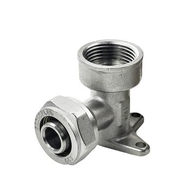 China Tubomart OEM Wholesale 16mm 20mm Pex Pipe Copper Fit Compression Brass Fittings for Gas Plumbing System for sale