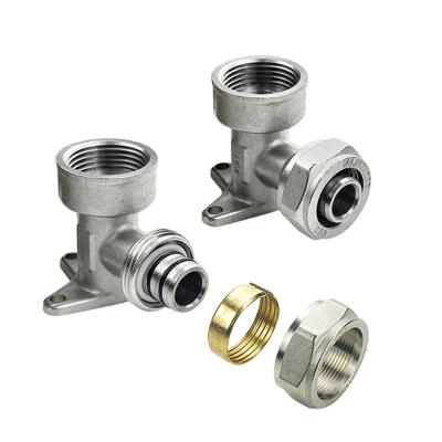 China Connection Type Compression Elbow Tee 16*1/2