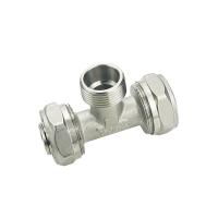 China Pex Compression Fittings Male Female Connector For Gas Meter Brass ISO17484-1/AS4176.8 for sale