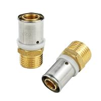 China PEX Plumbing Brass Butt Weld Pipe Press Fittings TH Type 20mm 32mm 40mm Press Casting Fitting for sale